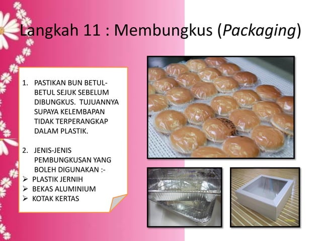 Langkah kerja menyedia doh softroll | PPT