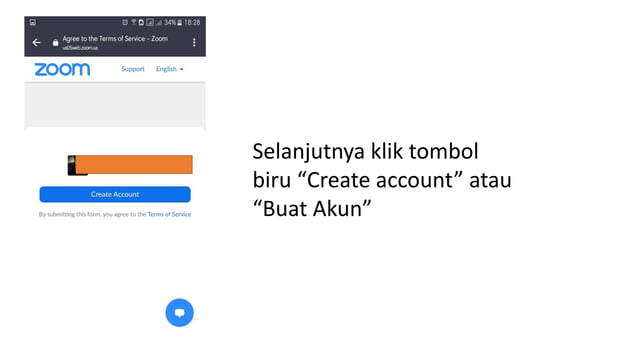 LANGKAH LANGKAH BUAT AKUN ZOOM SAMPAI BUAT MEETING PADA HP.pptx