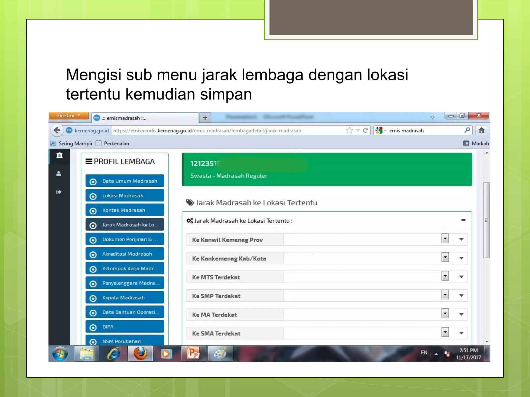 Langkah langkah emis 2017 2018 | PPTX