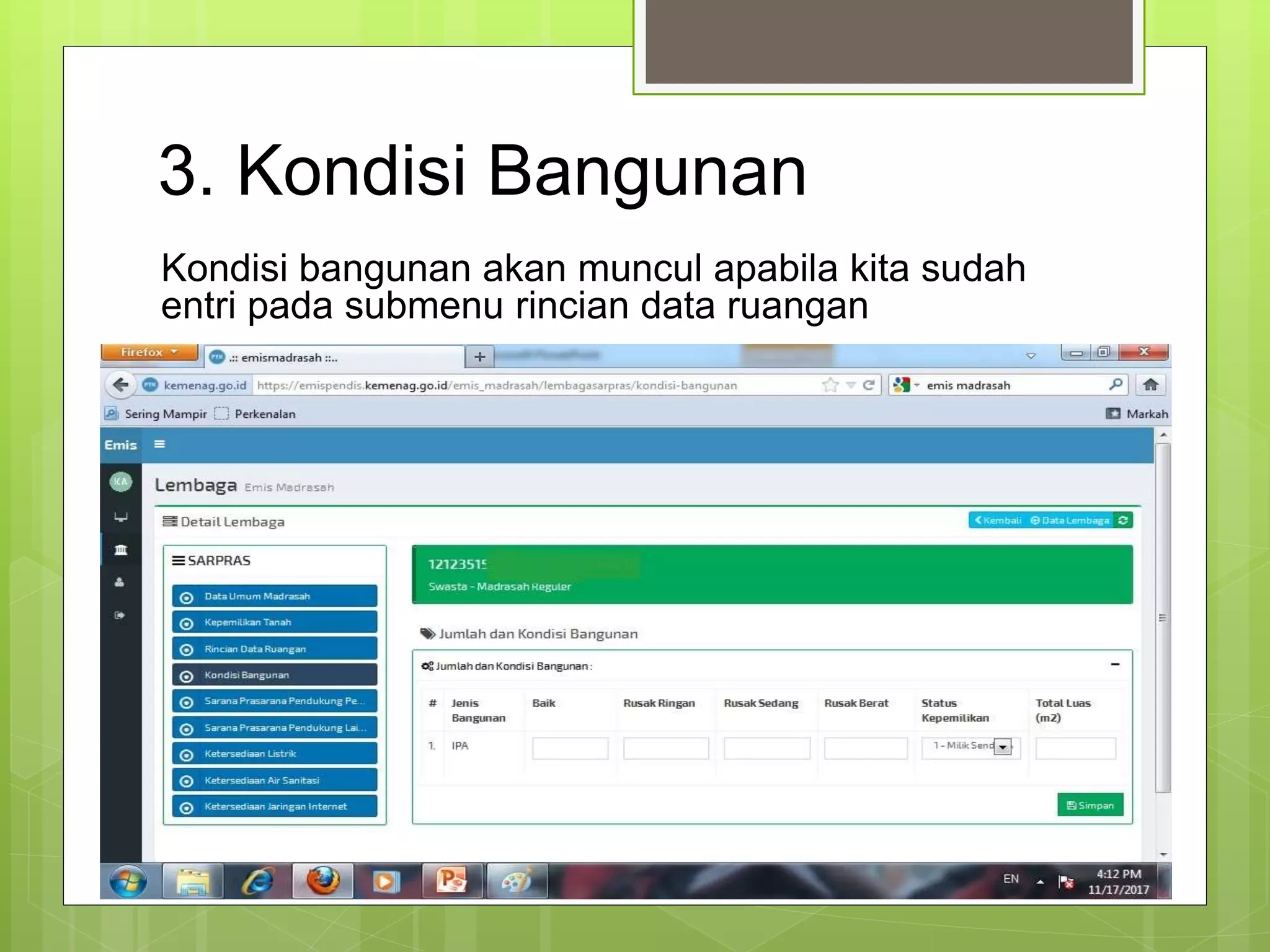 Langkah langkah emis 2017 2018 | PPTX