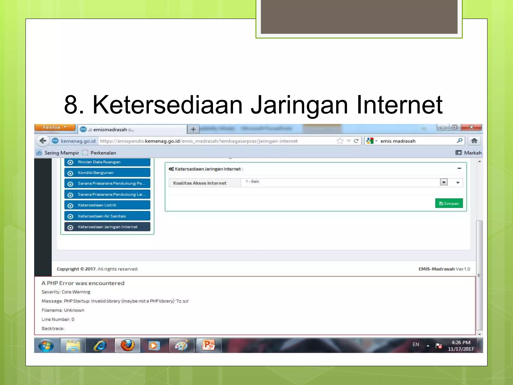 Langkah langkah emis 2017 2018 | PPTX