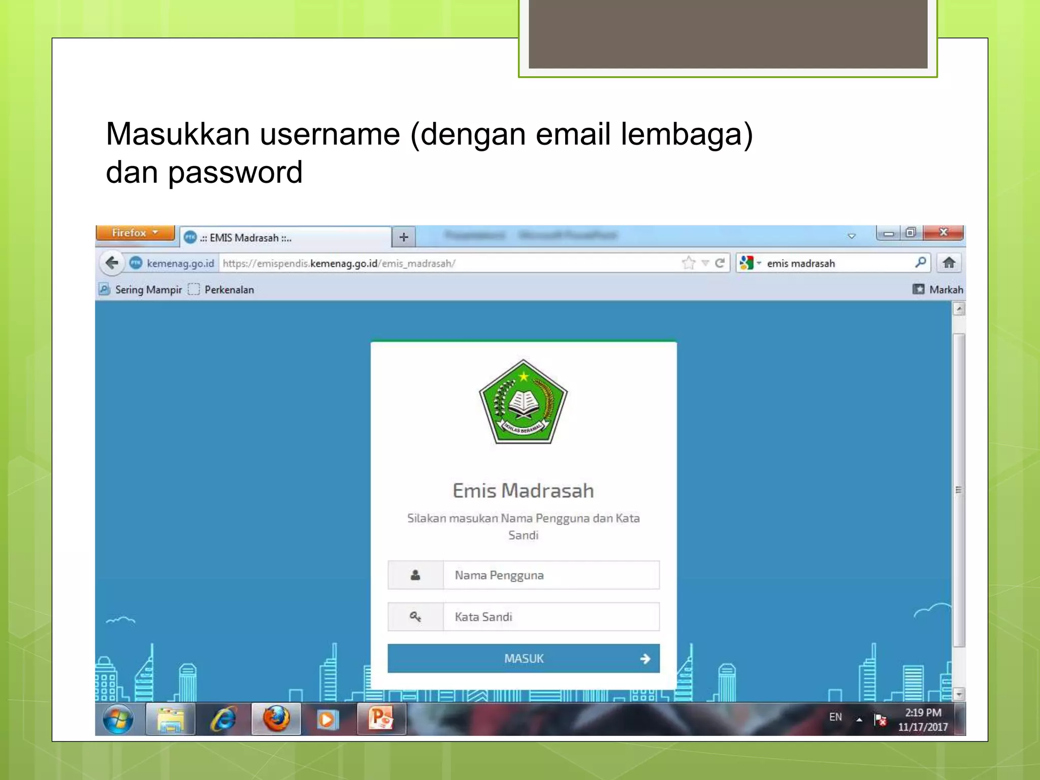 Langkah langkah emis 2017 2018 | PPTX