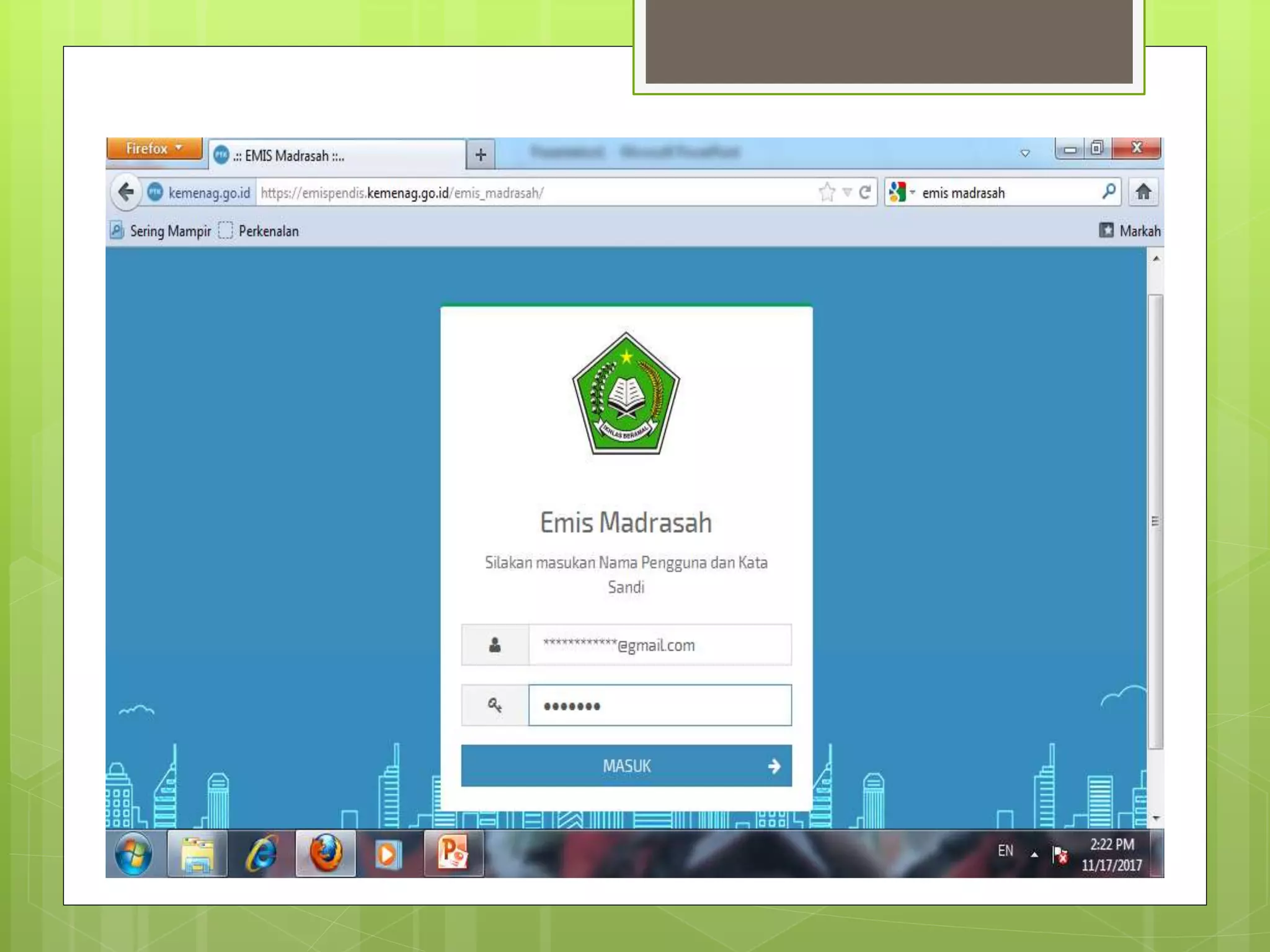 Langkah langkah emis 2017 2018 | PPTX