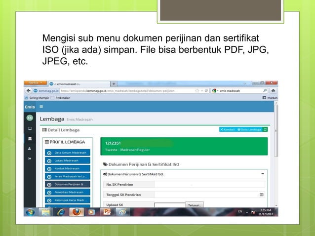Langkah langkah emis 2017 2018 | PPTX