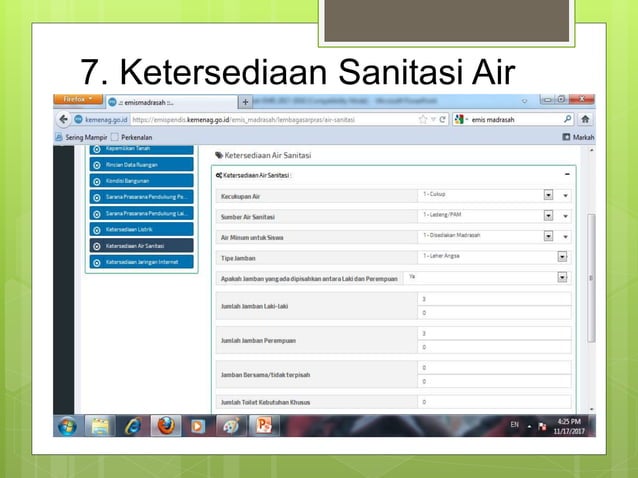 Langkah langkah emis 2017 2018 | PPTX