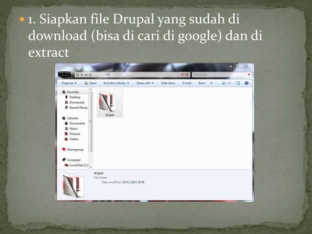Langkah langkah memasang Content Management System | PPT