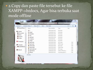 Langkah langkah memasang Content Management System | PPT