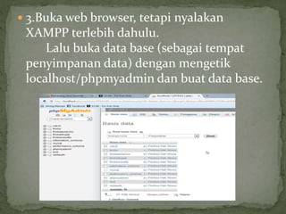 Langkah langkah memasang Content Management System | PPT