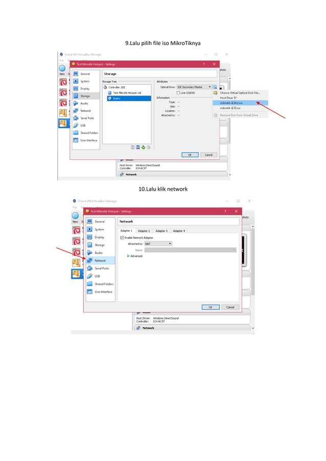 Langkah langkah membuat hotspot MikroTik di virtualbox | PDF