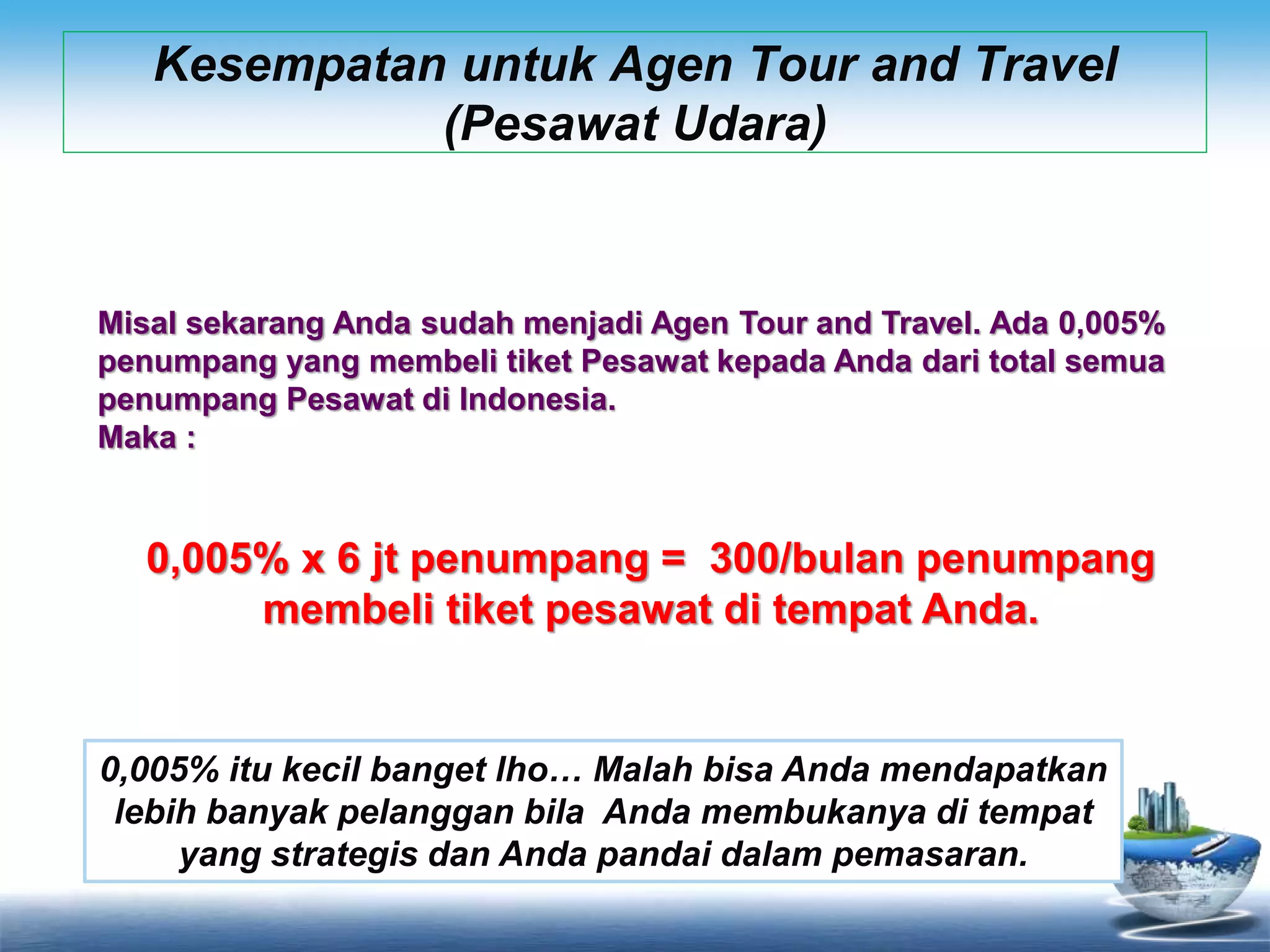 Langkah langkah menjadi agen tour and travel | PPT