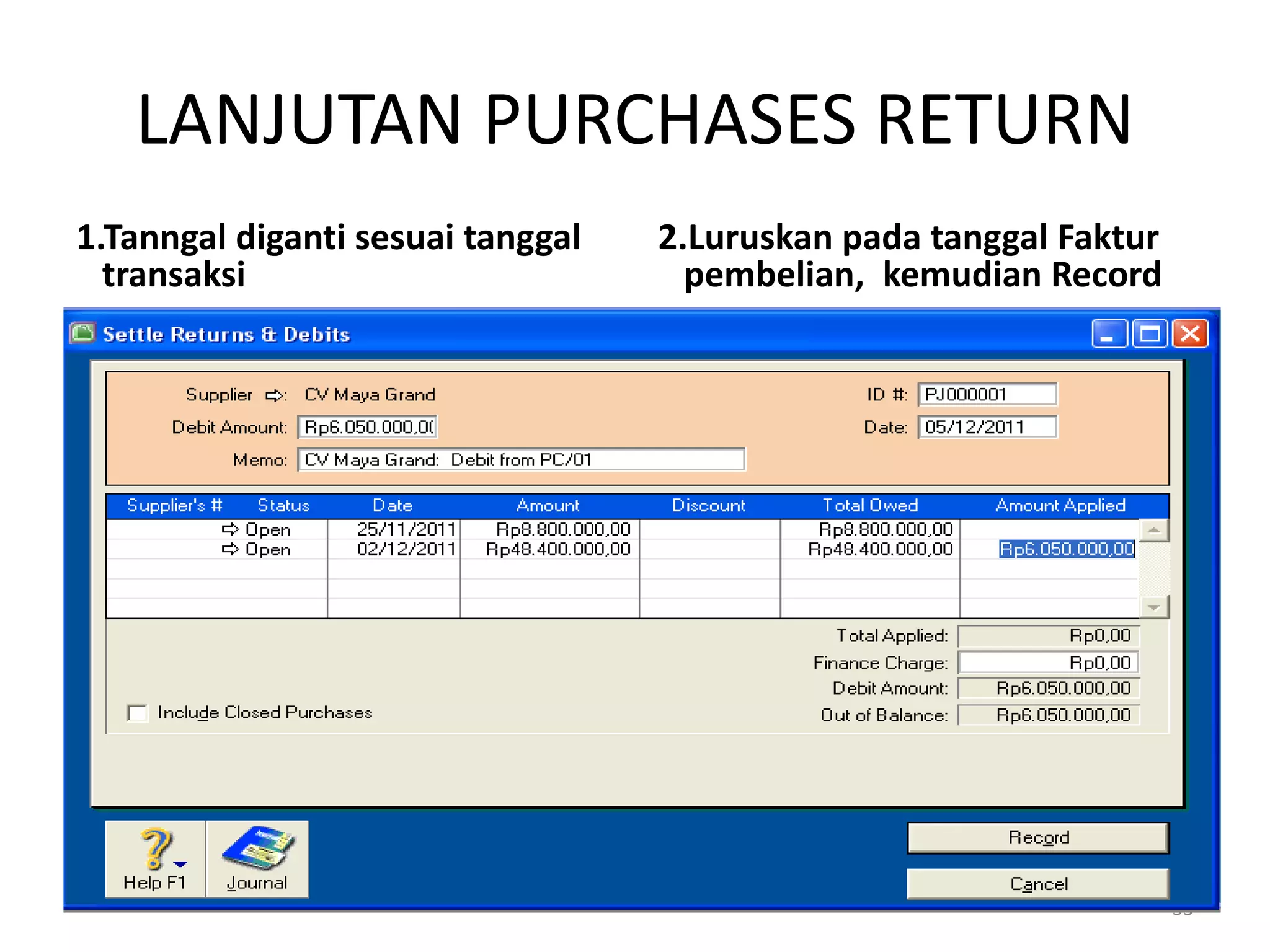 Langkah-langkah Menjalankan Aplikasi MYOB | PPTX