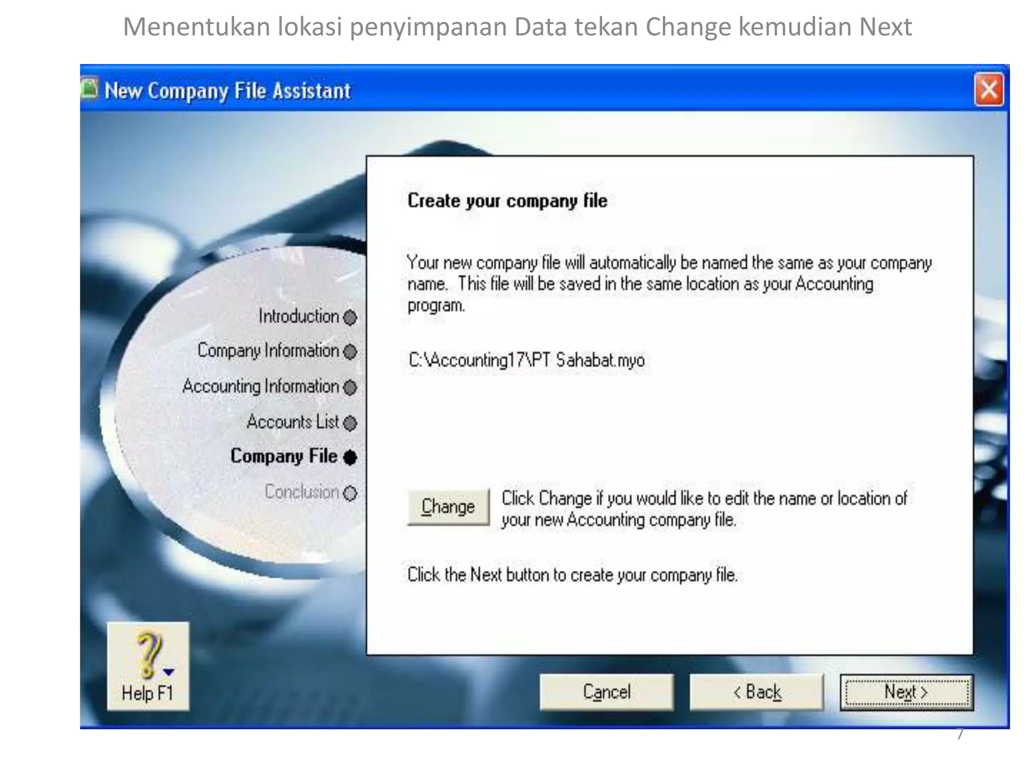 Langkah-langkah Menjalankan Aplikasi MYOB | PPTX