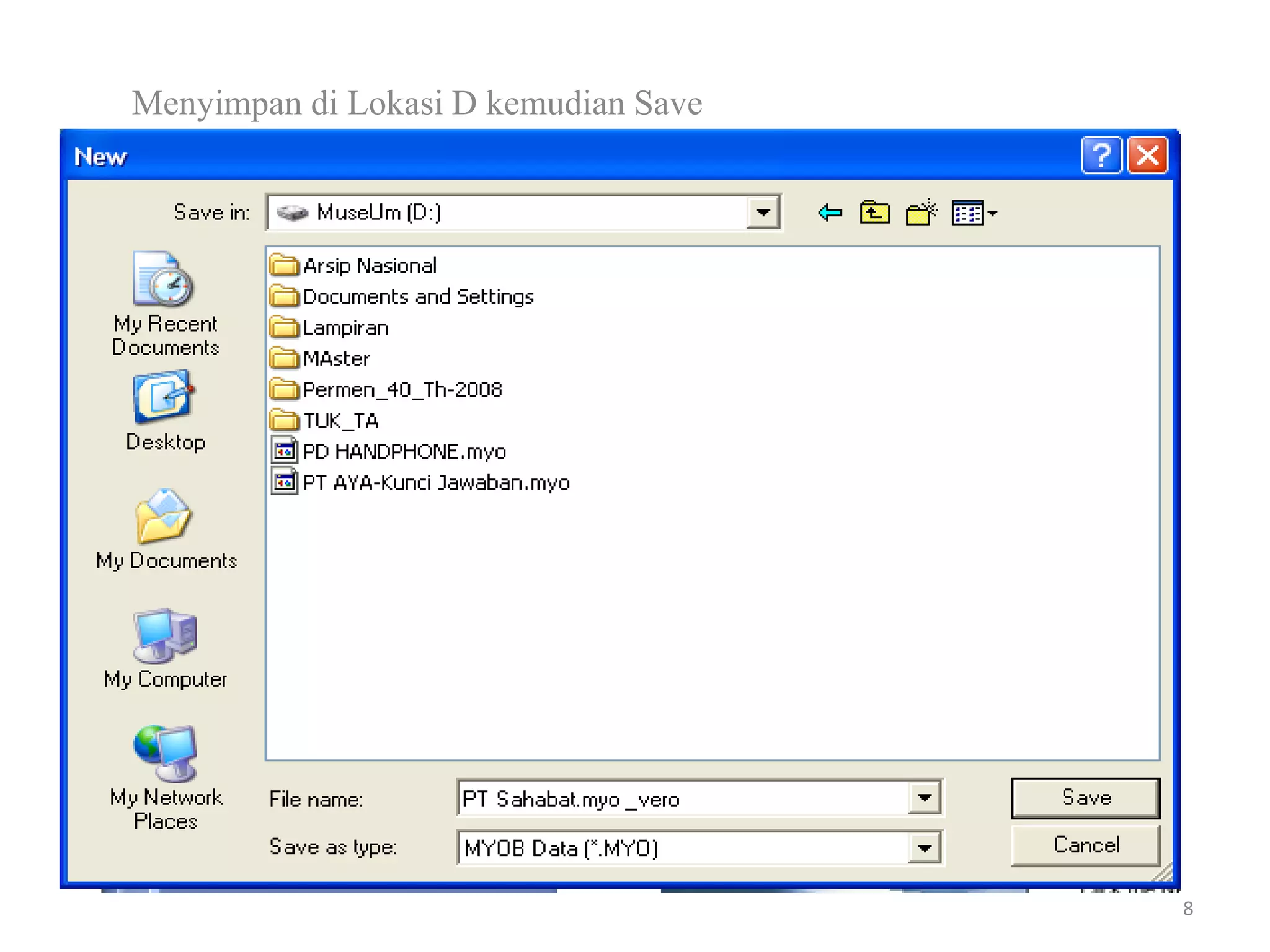 Langkah-langkah Menjalankan Aplikasi MYOB | PPTX