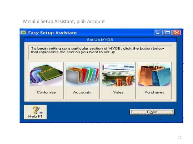 Langkah-langkah Menjalankan Aplikasi MYOB | PPTX