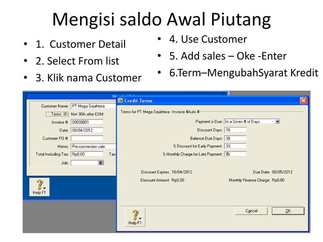 Langkah-langkah Menjalankan Aplikasi MYOB | PPTX