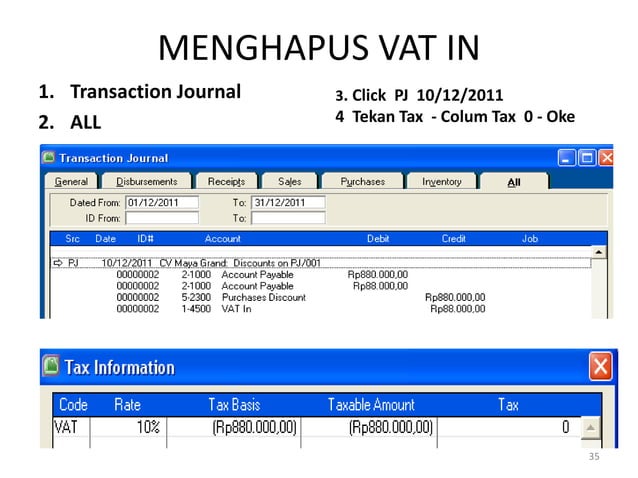 Langkah-langkah Menjalankan Aplikasi MYOB | PPTX