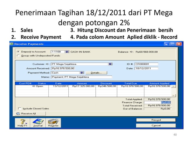 Langkah-langkah Menjalankan Aplikasi MYOB | PPTX