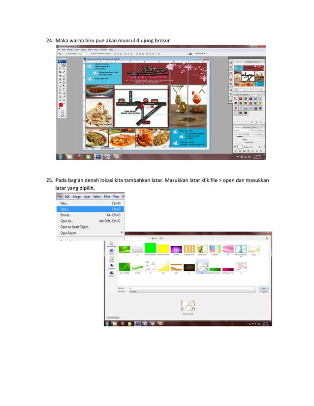 Langkah membuat brosur by nilam sari | PDF