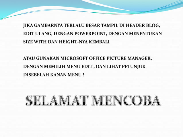 Langkah membuat gambar untuk header | PPTX