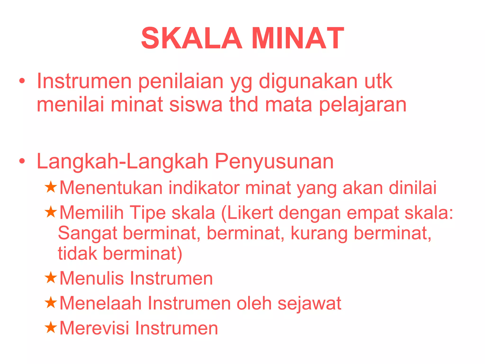 Langkah menyusun instrumen pengump data | PPTX