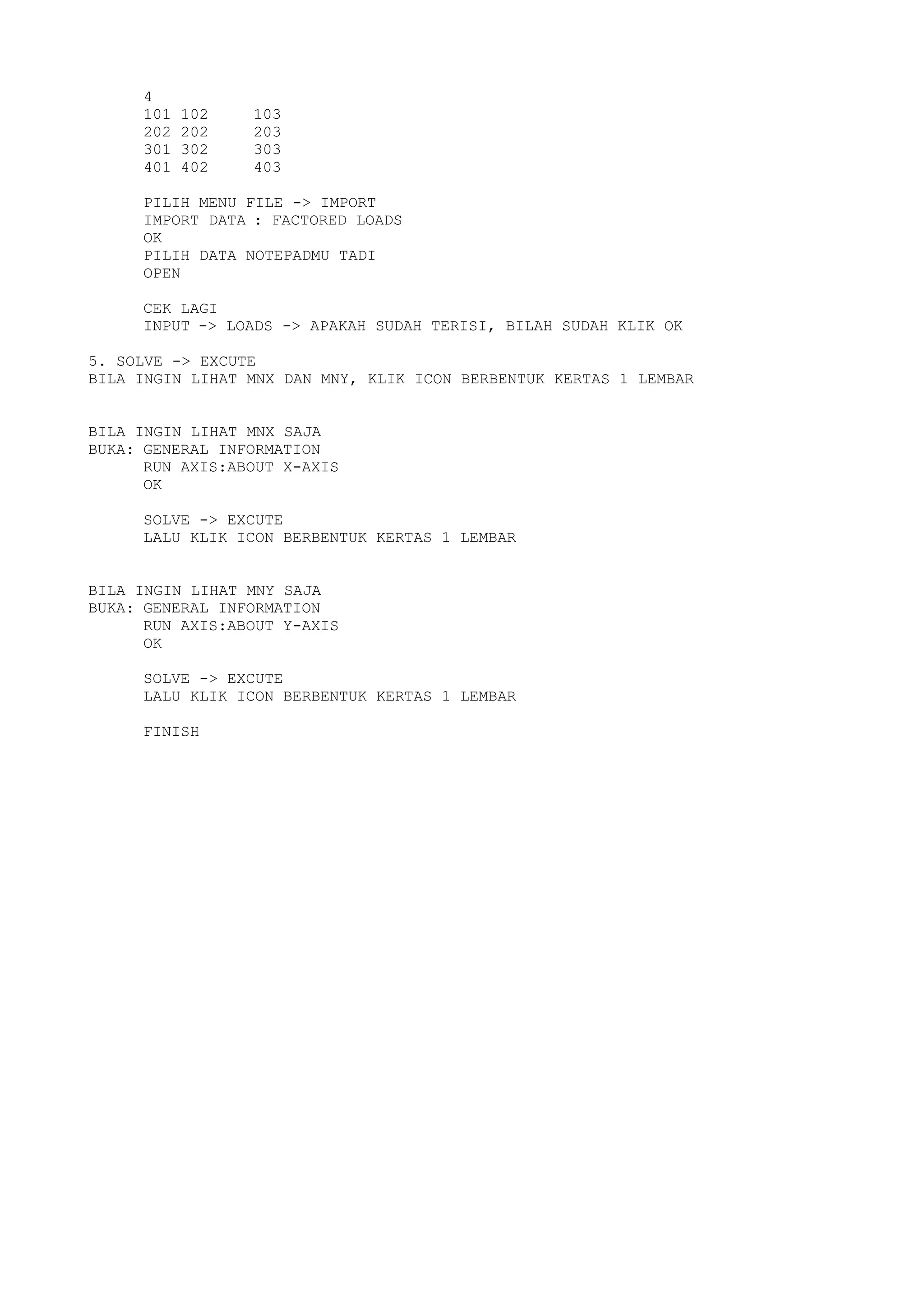 Langkah pake pcacolumn | PDF