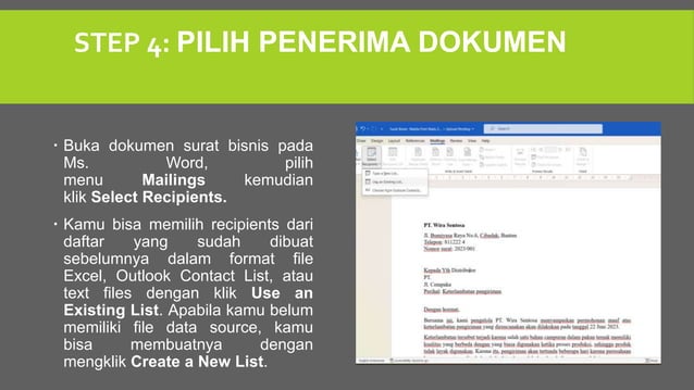 Langkah Pembuatan Mail Merge Untuk Memudahkan pembuatan mail merge.pptx