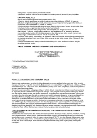 Langkah pembuatan ptk | PDF