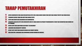 LANGKAH PEMUTAKHIRAN DATA SDGS DESA.pptx