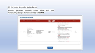 LANGKAH PENDAFTARAN NIB ONLINE MANDIRI.pdf