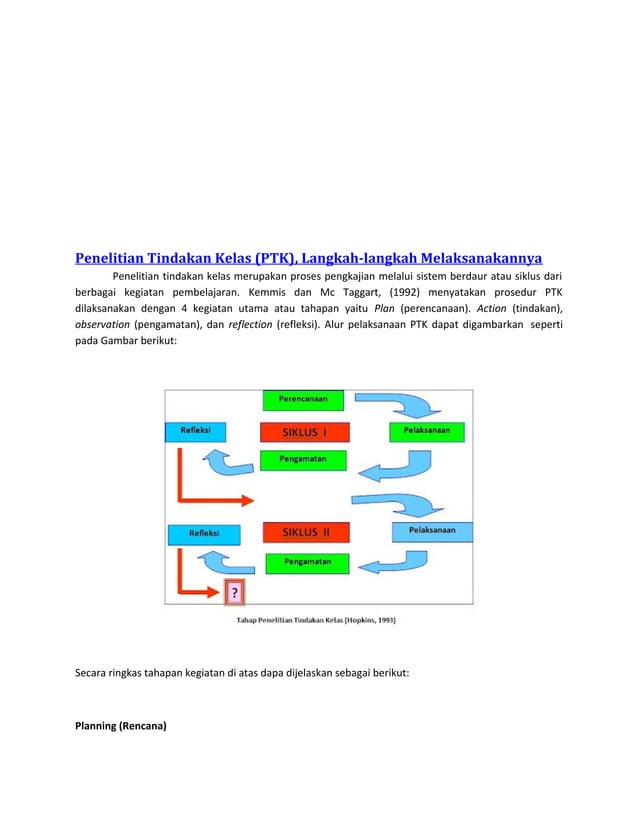 Langkah ptk | PDF