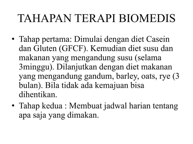 LANGKAH TERAPI UNTUK PENYANDANG GANGGUAN AUTISME | PPTX