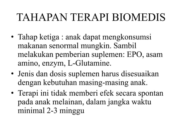 LANGKAH TERAPI UNTUK PENYANDANG GANGGUAN AUTISME | PPTX