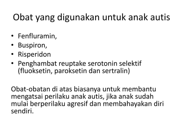 LANGKAH TERAPI UNTUK PENYANDANG GANGGUAN AUTISME | PPTX