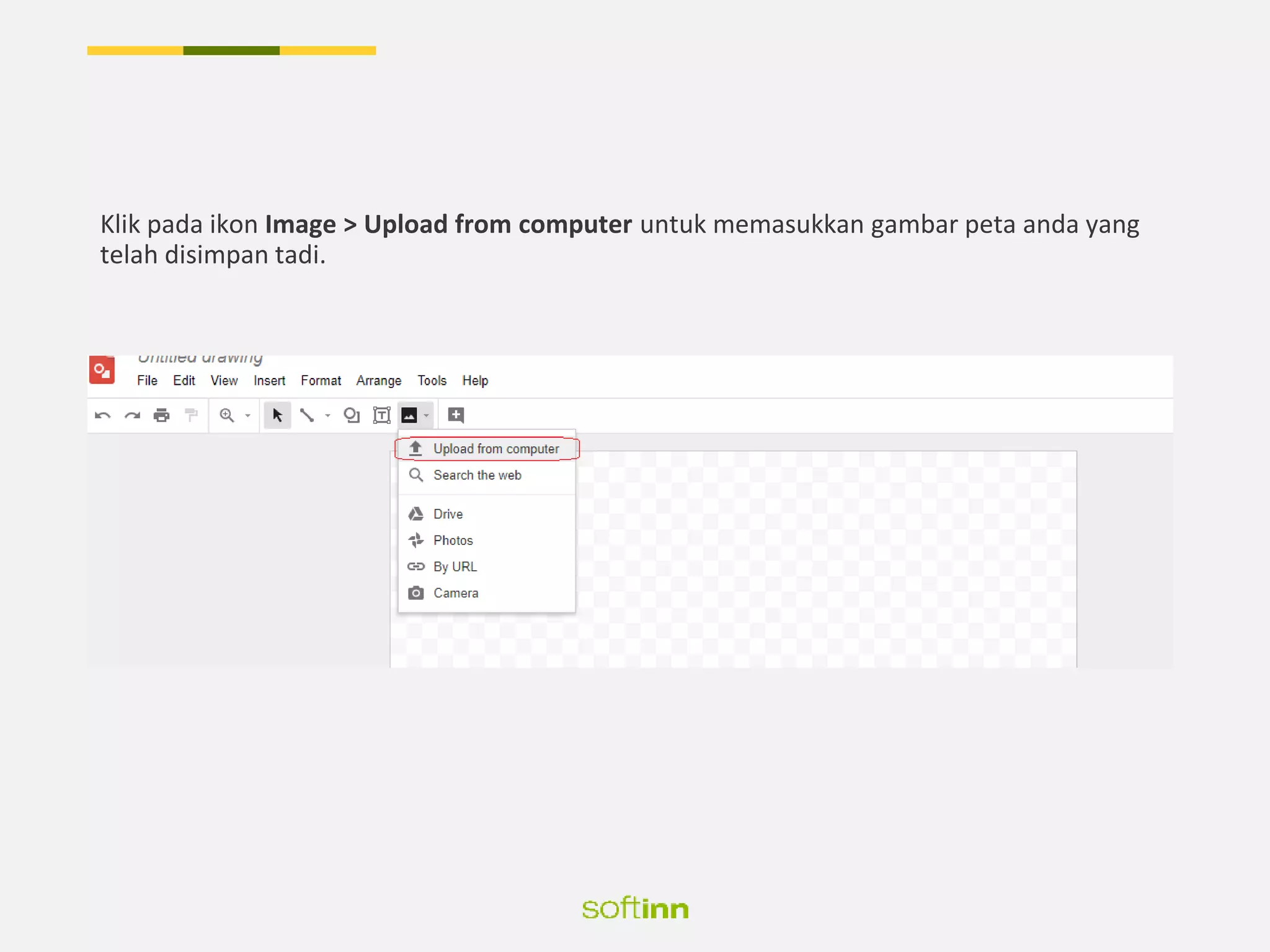 Langkah untuk reka bentuk peta homestay menggunakan google drawing.potx