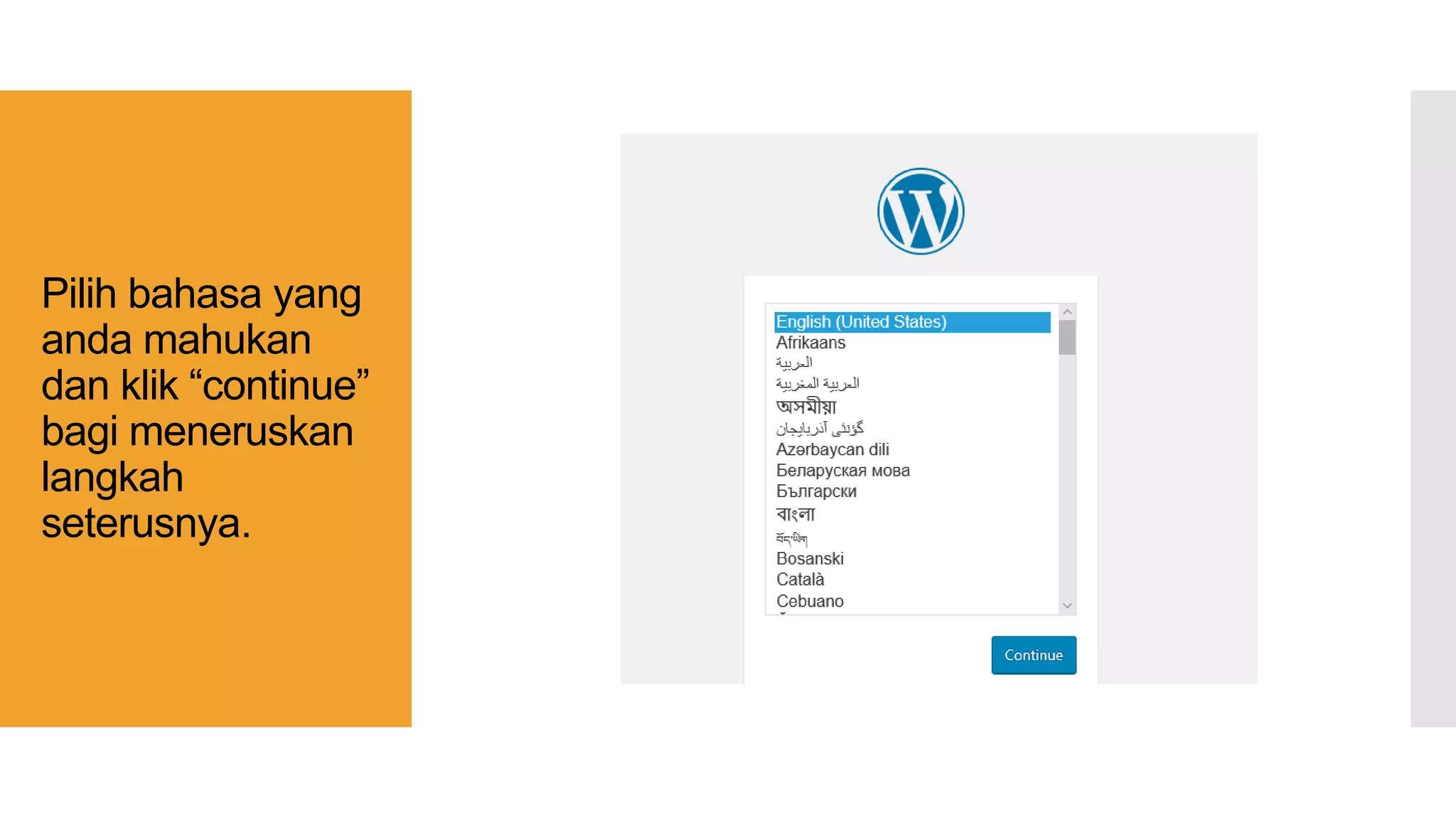 Tutorial instalasi WordPress secara localhost | PPTX