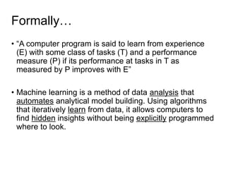10 Slide Intro to ML | PDF