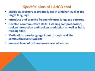 Interactive Mobile Language Learning in a Changing Europe: ICT ...