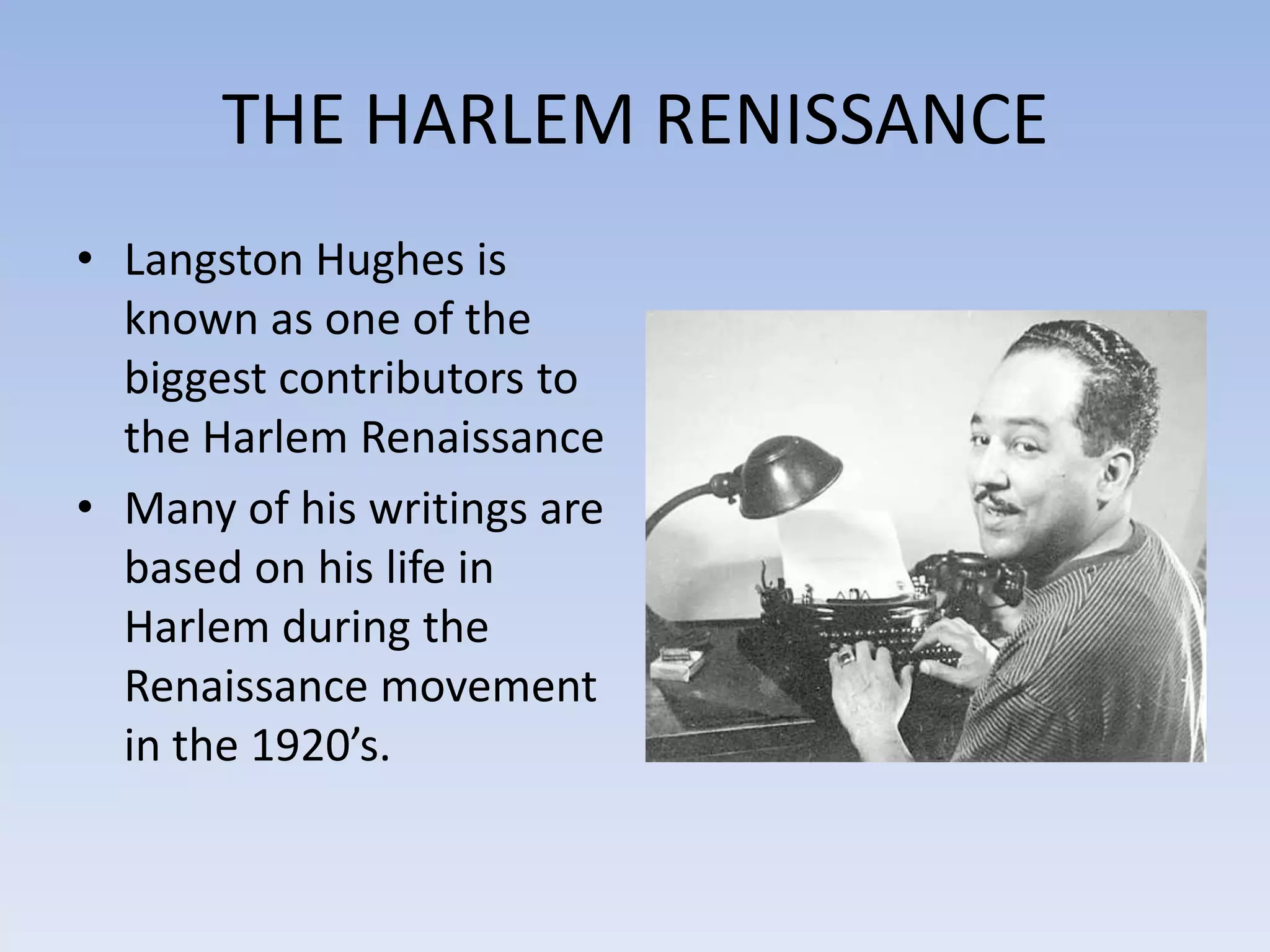 Langston%20 Hughes[1] | PPTX