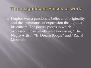 Langston hughes | PPT