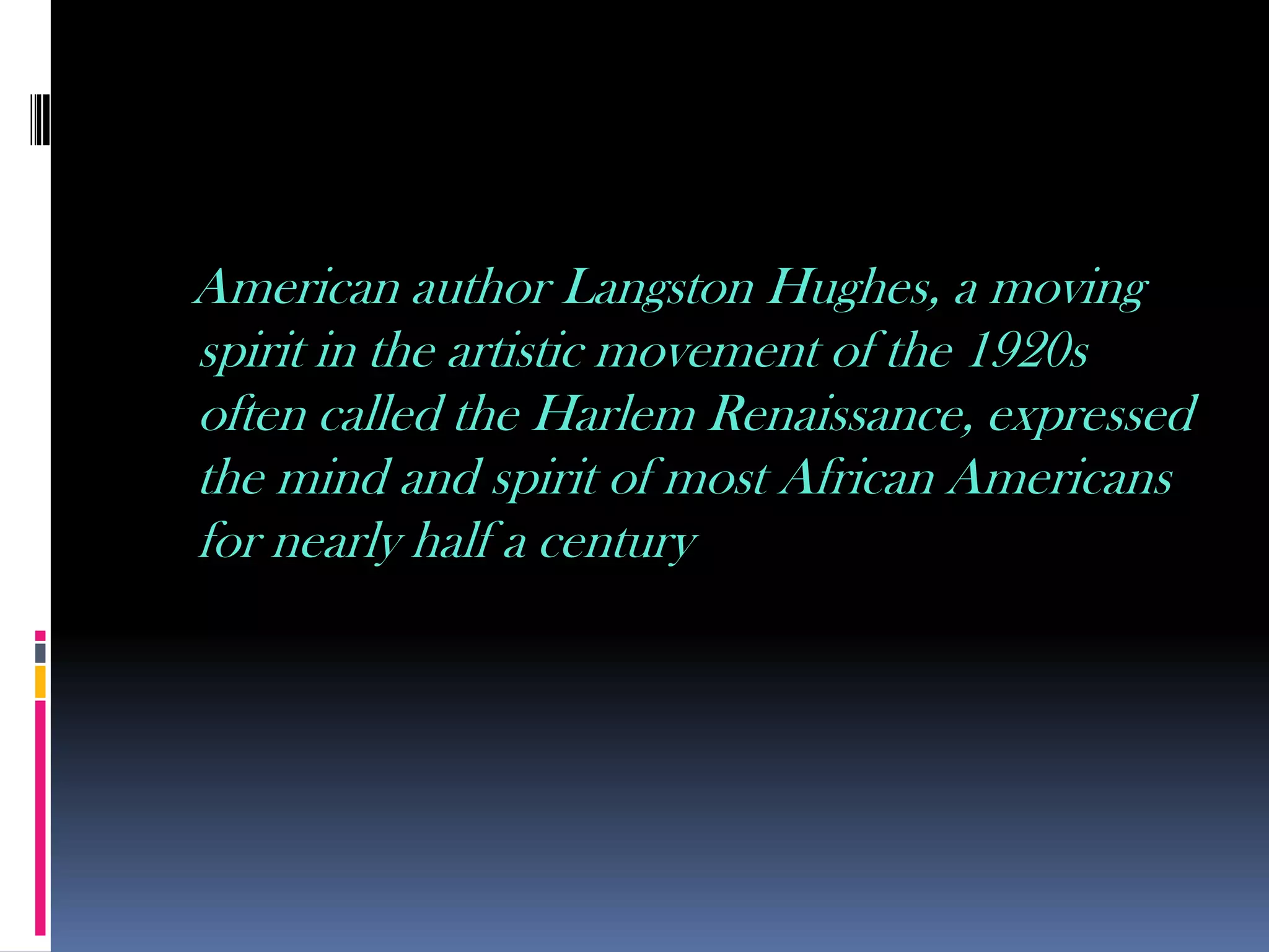 Langston hughes | PPT