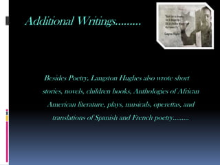 Langston hughes | PPT