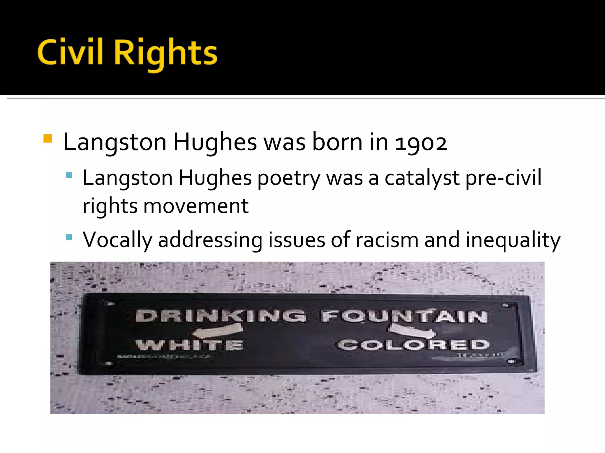 Langston hughes | PPT