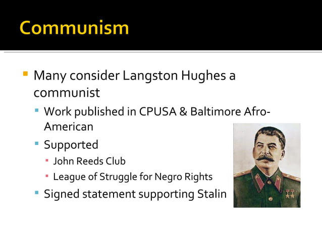 Langston hughes | PPT