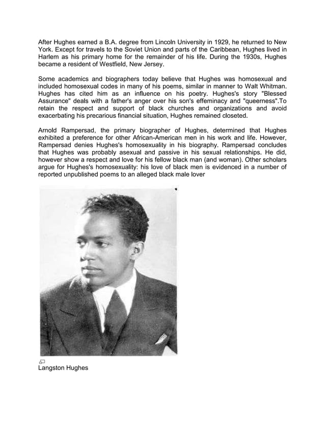 Langston hughes | PDF