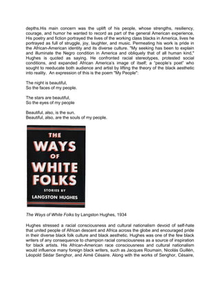 Langston hughes | DOCX