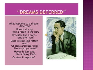 Langston Hughes Poetry Offer Insight To African American | PPTX | Blues ...