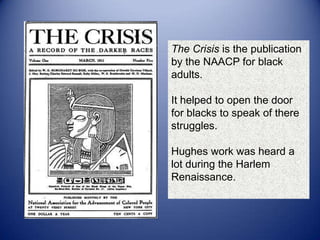 Langston Hughes slide show | PPTX