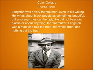 Langston Hughes Courage Project | PPT