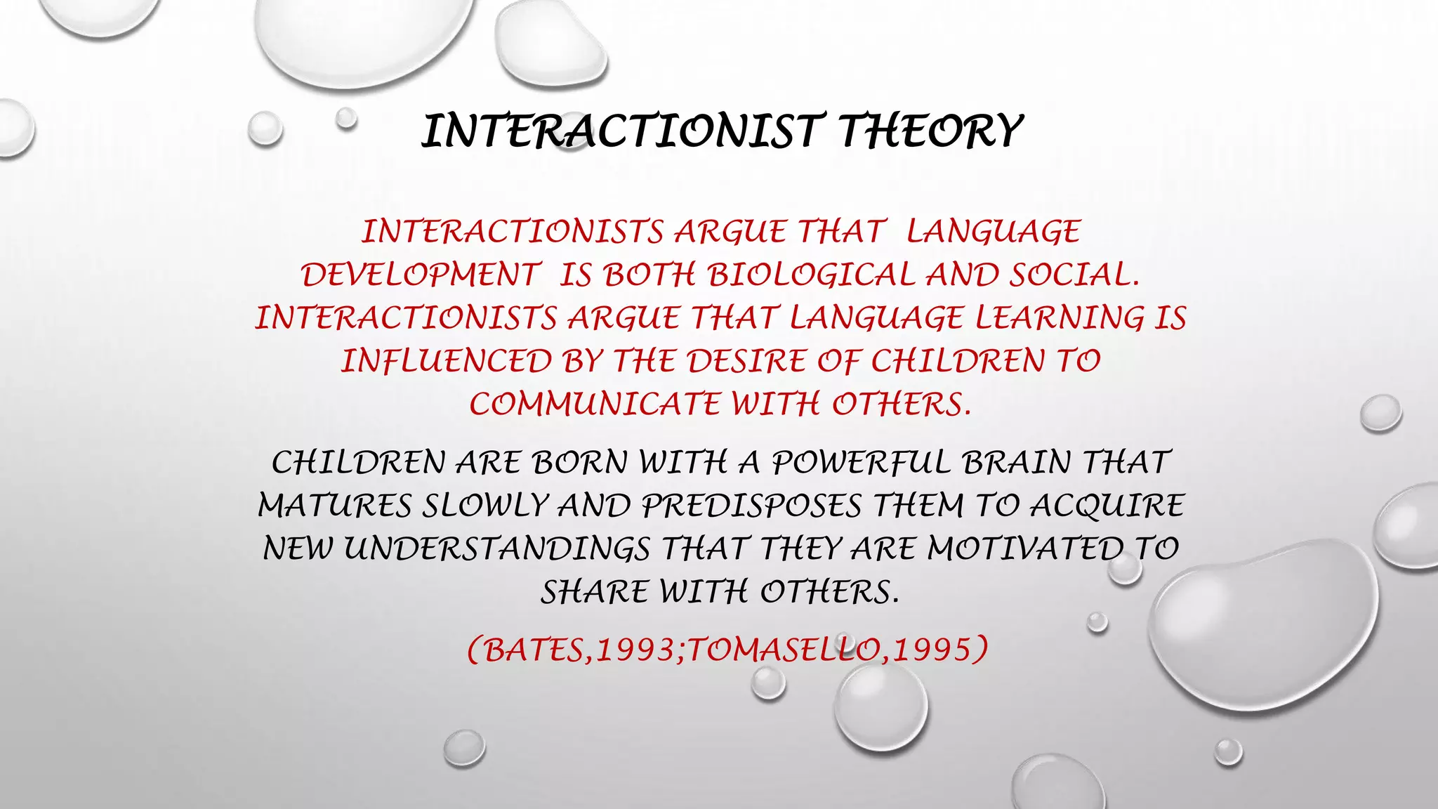 Language & Theories of language | PPTX
