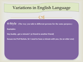 Language: variation, defination, and how to learn | PPT